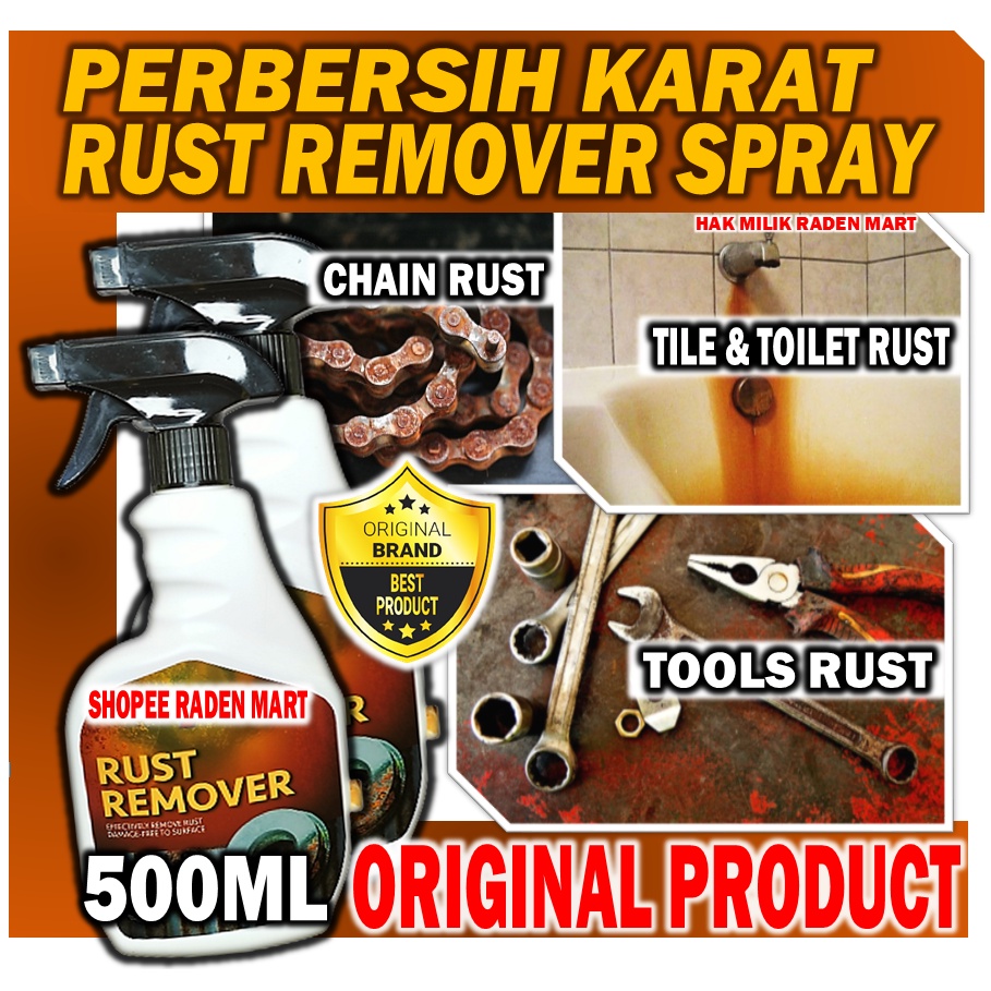 ANTI RUST REMOVER Buang Karat Kesan Segera Tile Rust remover steel ...