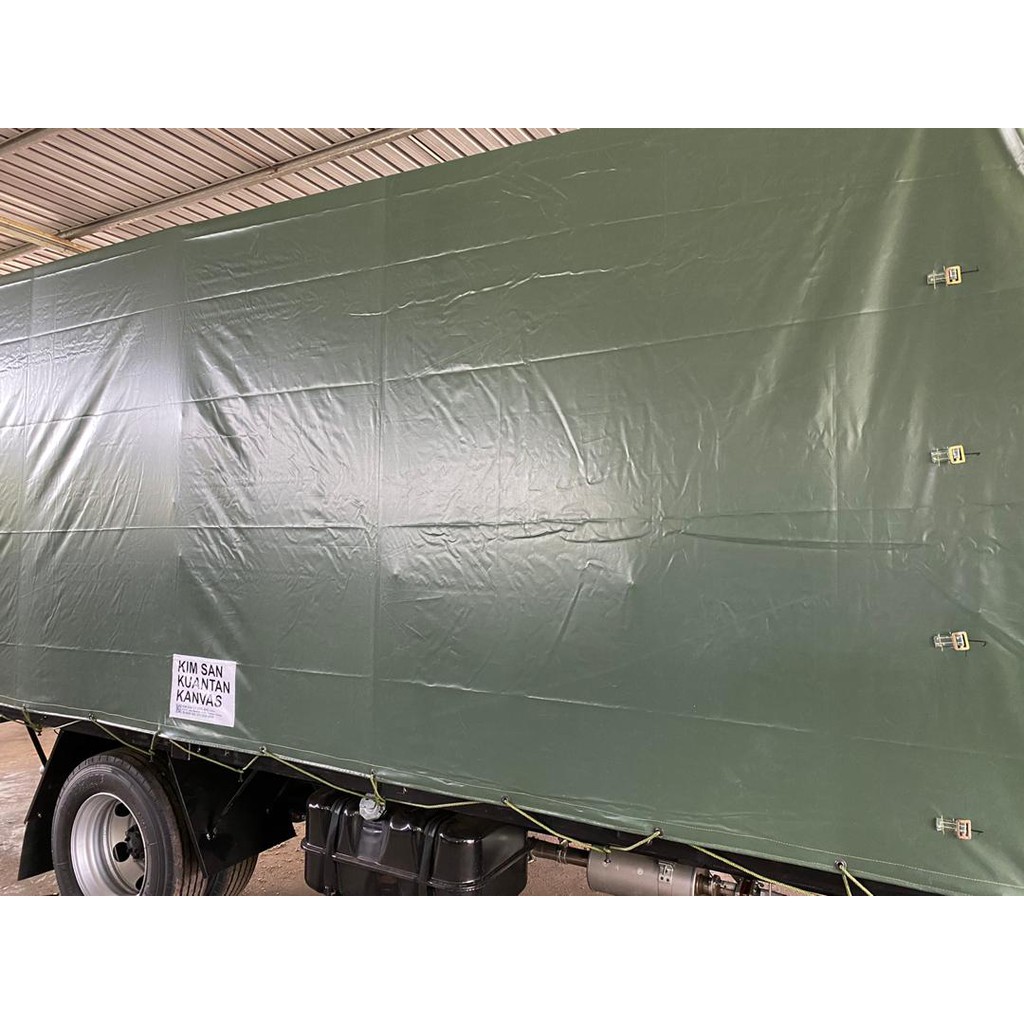 CUSTOM MADE - 3 TONNE CANVAS 20FT LORRY/ KANVAS LORI 20KAKI 3 TONNE ...