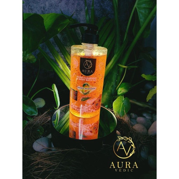 Aura vedic herbal bath gel (with aura salt) | Shopee Malaysia