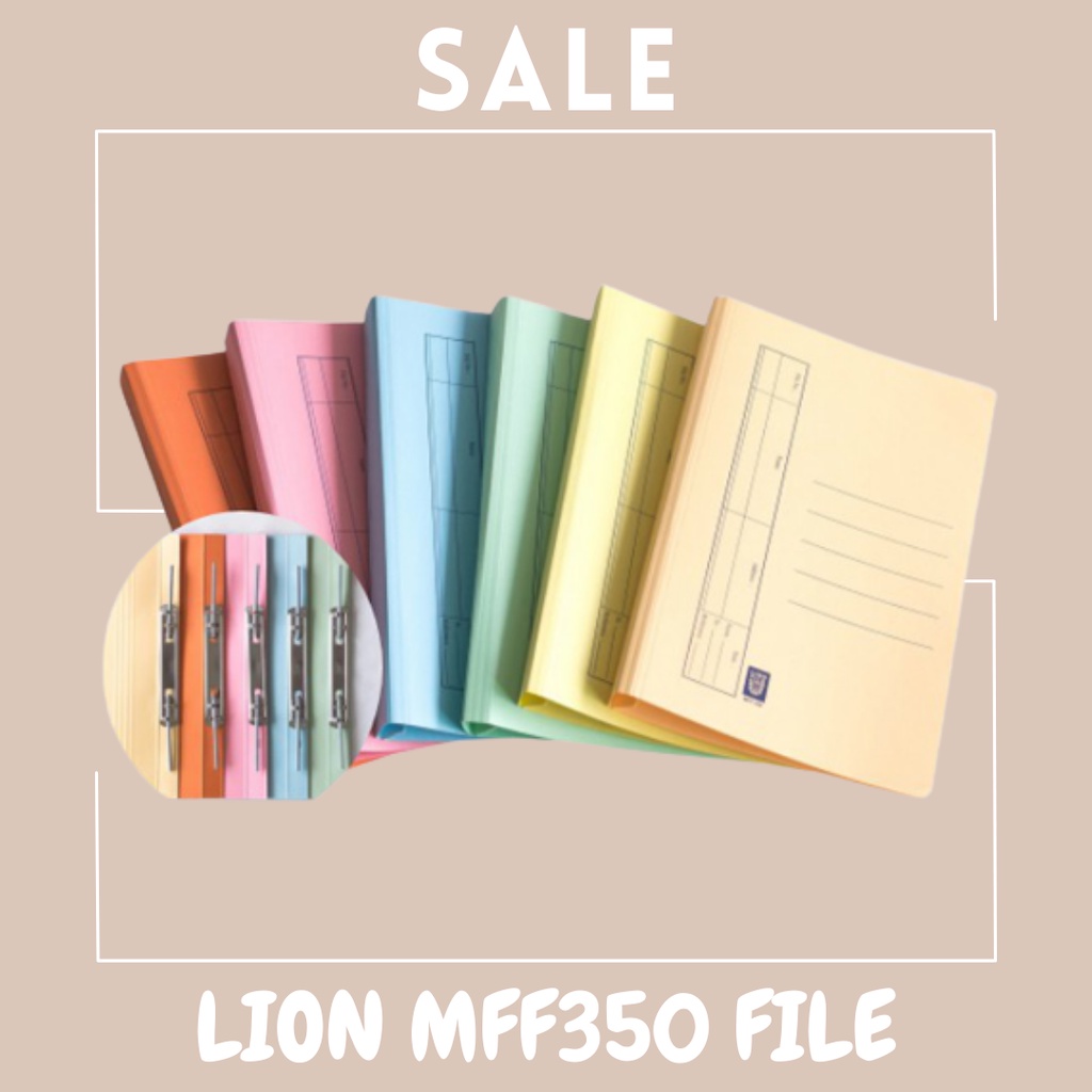 LION MFF350 MANILA SPRING PAPER FILE/ FILE KERTAS SPRING A4 SIZE ...