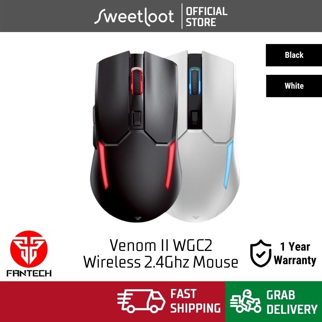 Fantech Venom II WGC2 Wireless 2.4Ghz Rechargeable Gaming Mouse ...