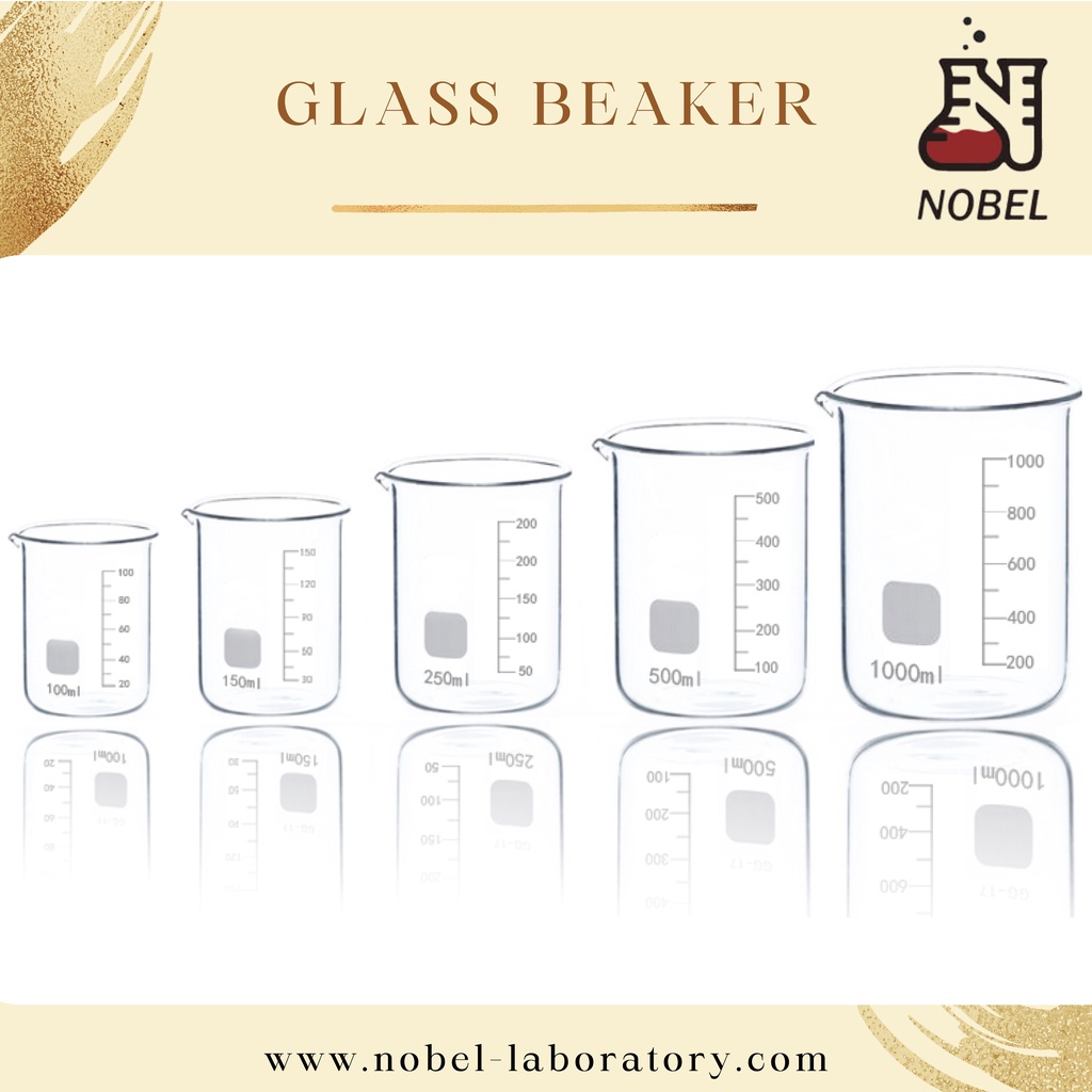 Ready Stock Beaker Glass/ Beaker/ Lab Beaker/ Bikar/ Bikar Kaca ...