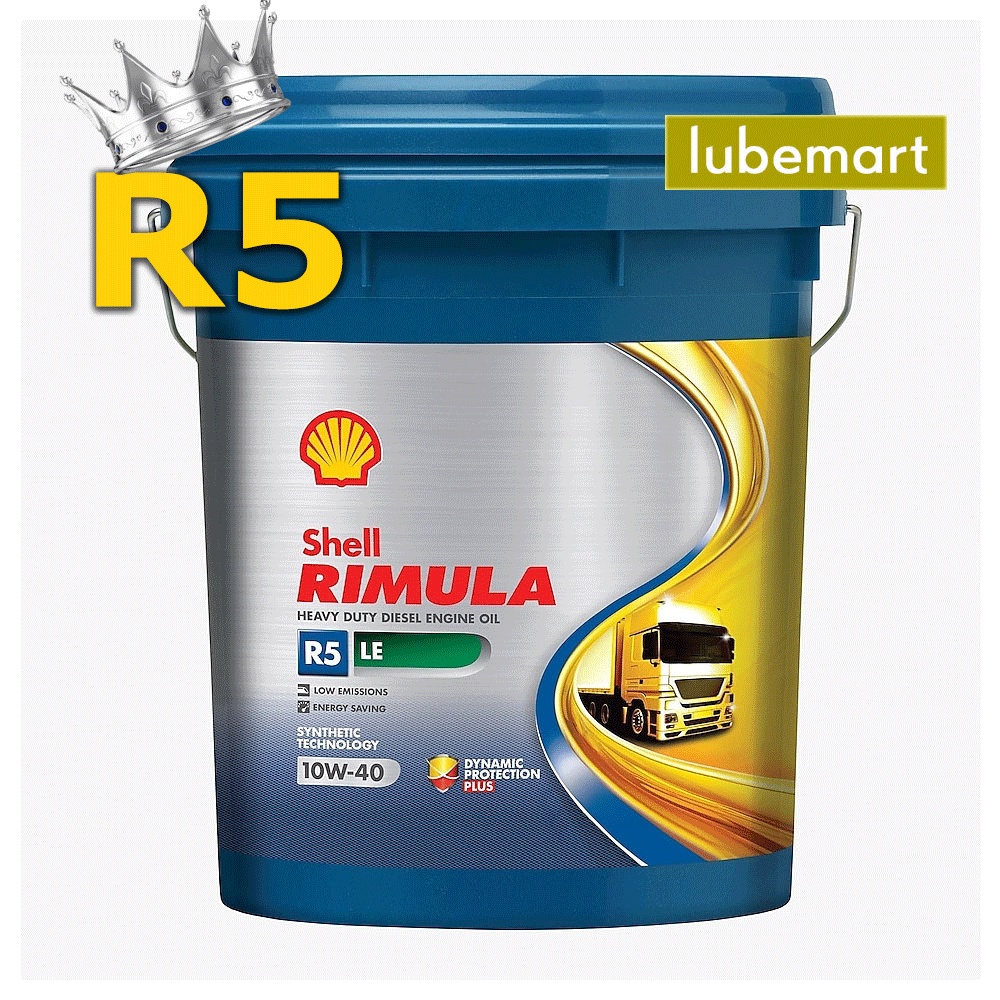 Shell Rimula R5 LE 10W40 CK4 (20 liters) - Shell CK4 10W40 Diesel ...