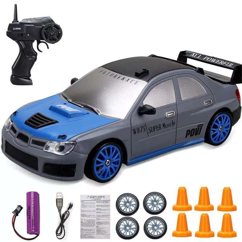 RC Drift Racing Car 4WD 1/24 2.4G High Speed LED LIGHT GTR AE86 EVO ...