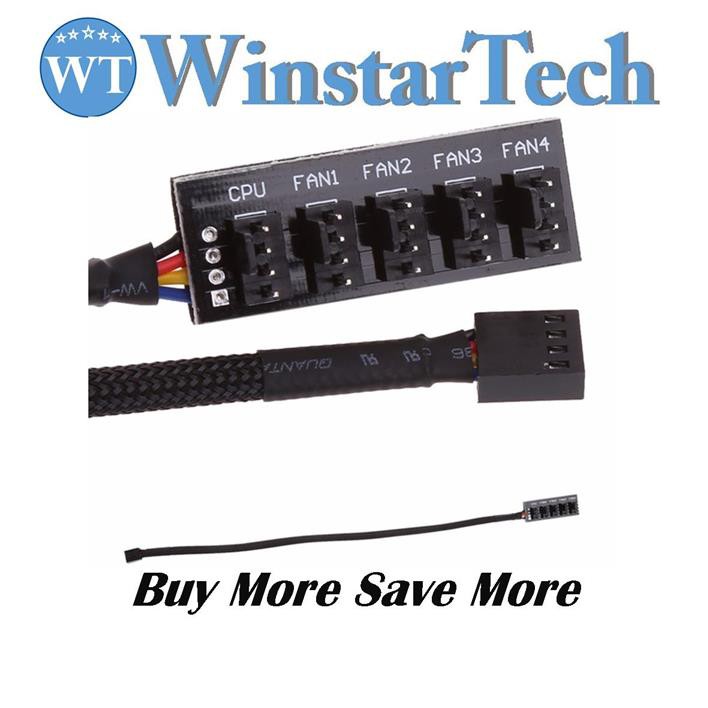 1 To 5 4-Pin Molex TX4 PWM CPU Cooling Cooler Fan Splitter Cable | Shopee Malaysia