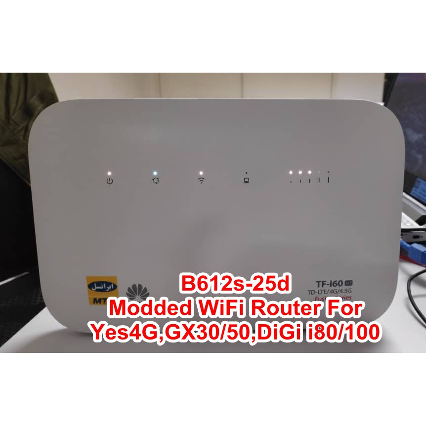 Modded Huawei B612s-25d 4G Router With Antenna (VoLTE) | Shopee Malaysia