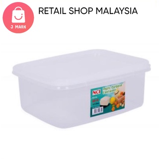 NCI Multi-Purpose Rectangular Container / Bekas Makanan [6810/6812/6814 ...