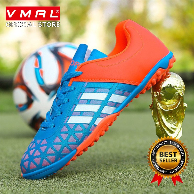 VMAL Men's Outdoor Soccer Shoe Turf Indoor Soccer Futsal Shoes Kasut ...