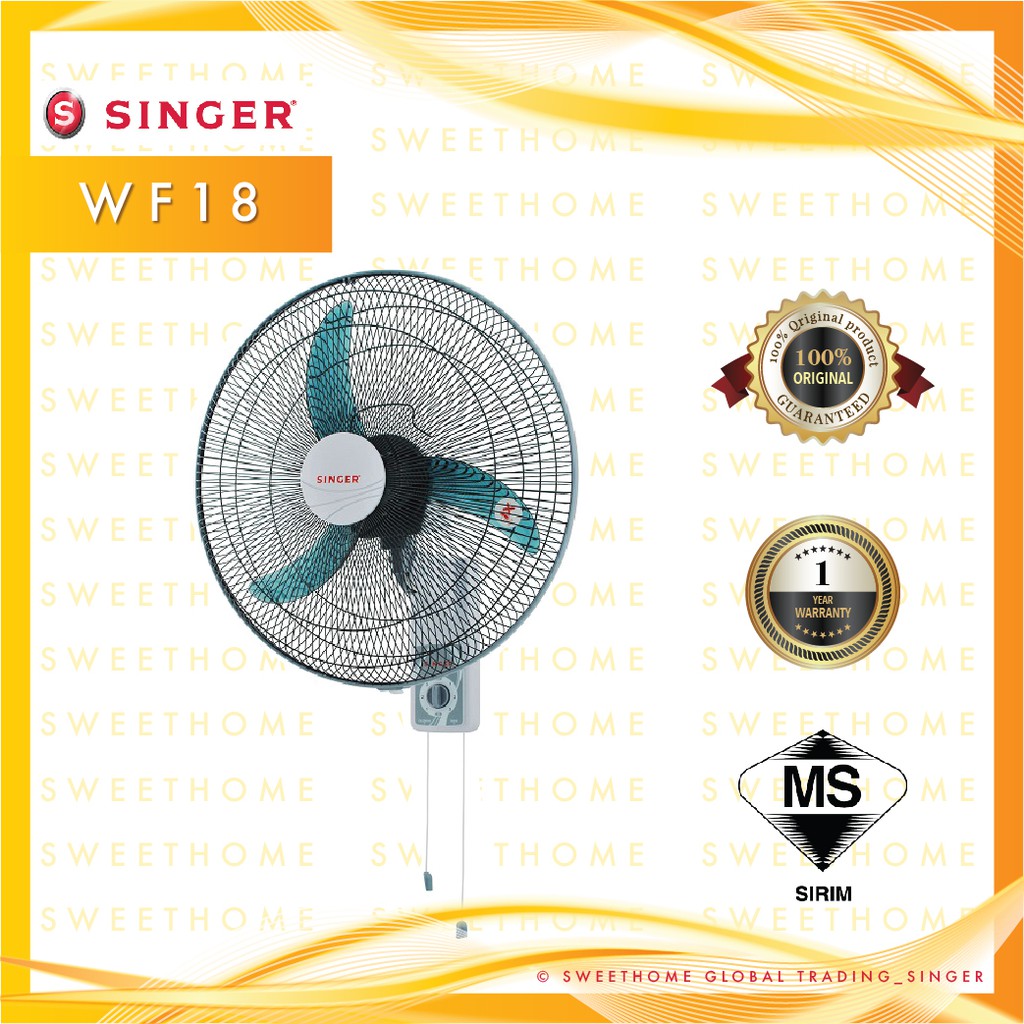 Singer WF18 Industrial Wall Fan 18" *Ready Stock* | Shopee Malaysia