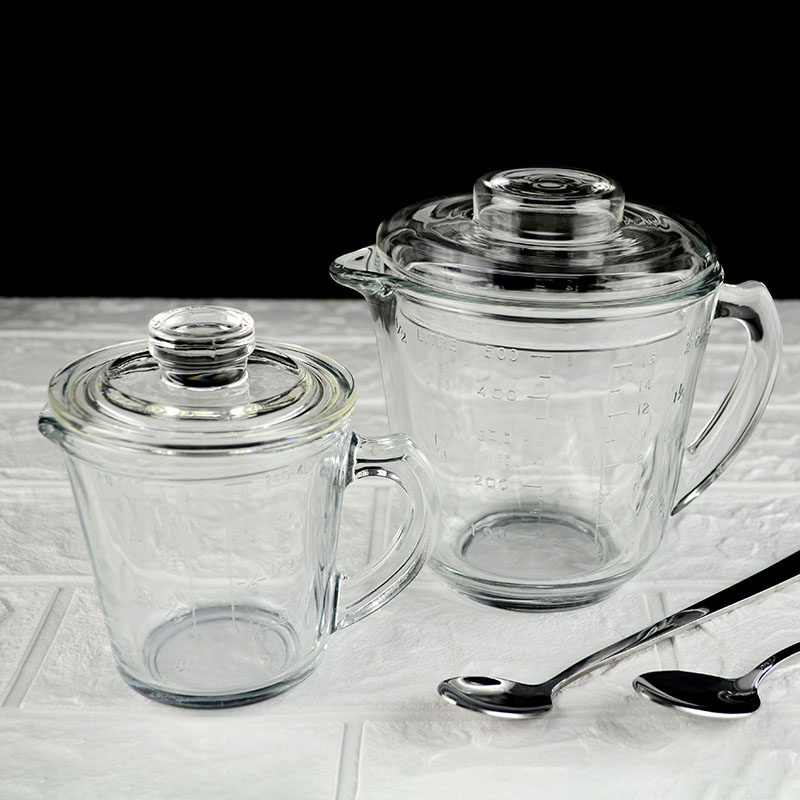 Import Cawan Pengukuran Kaca Keluli Cawan Susu Tebal Cawan Sarapan Pagi ...