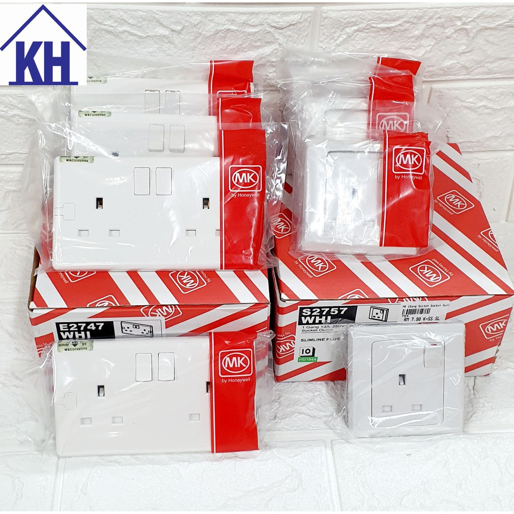 Plug socket!adapter! 100% original mk 13a 250v sp switched socket ...