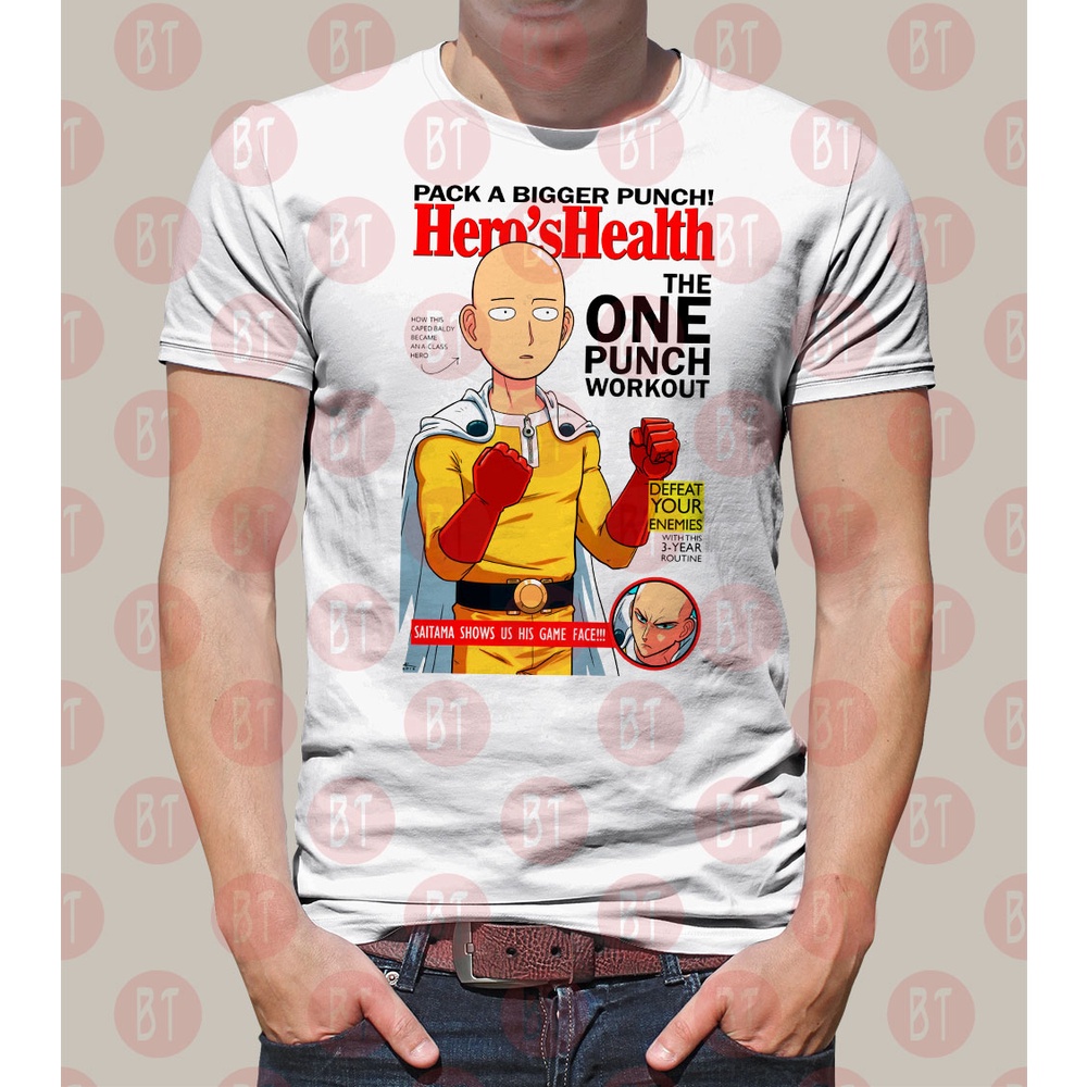 Japan Anime One Punch Man Oppai Crash OPM Funny Unisex Men Graphic T ...