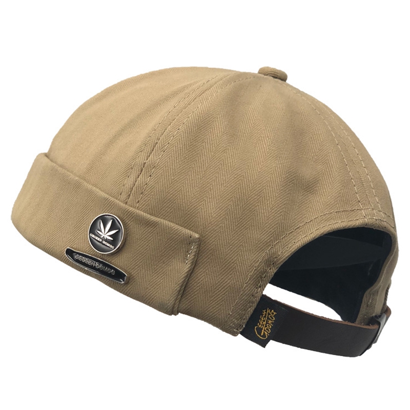 Cap for men Retro Cotton Adjustable cap for women full cap Brimless ...