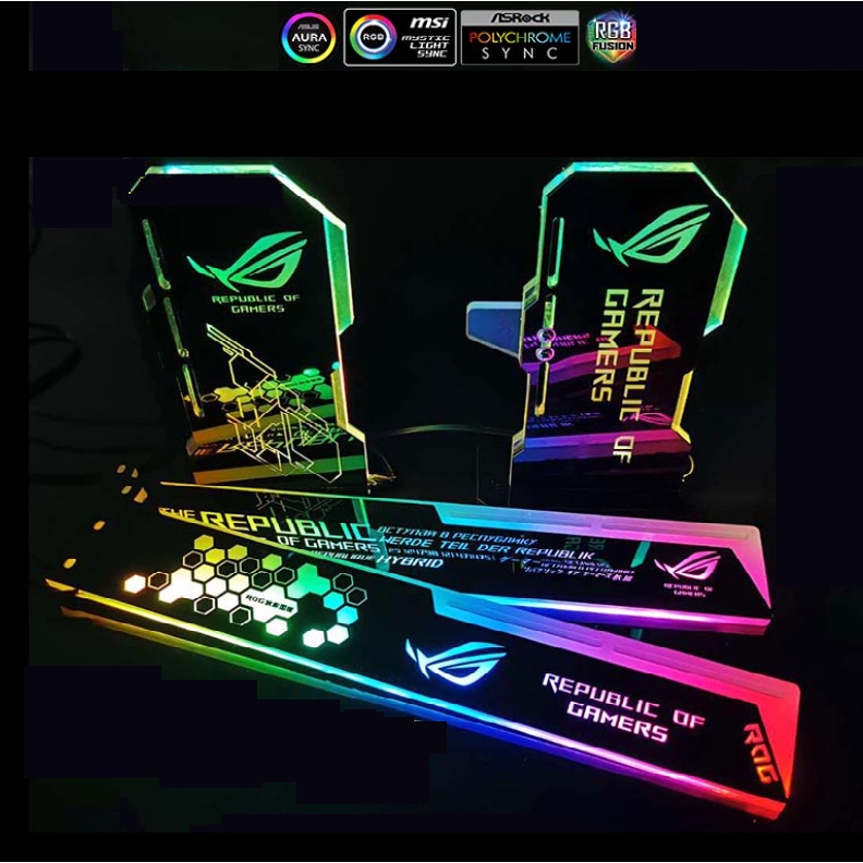 GPU HOLDER STAND 5V ARGB 3Pin GPU Support Holder Graphics Card Holder ...