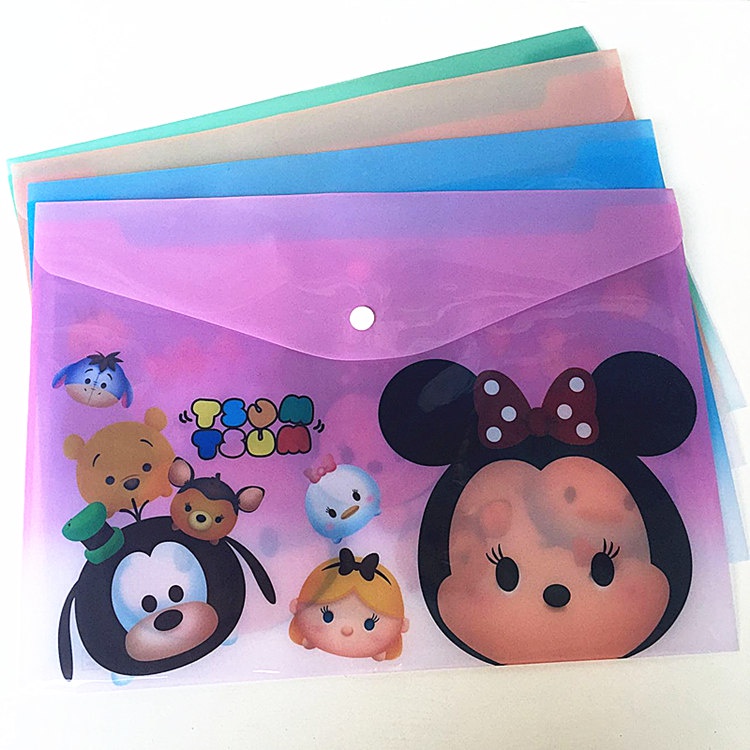 READY STOCK : Stationery Storage Folder File Folder Waterproof Zipper ...