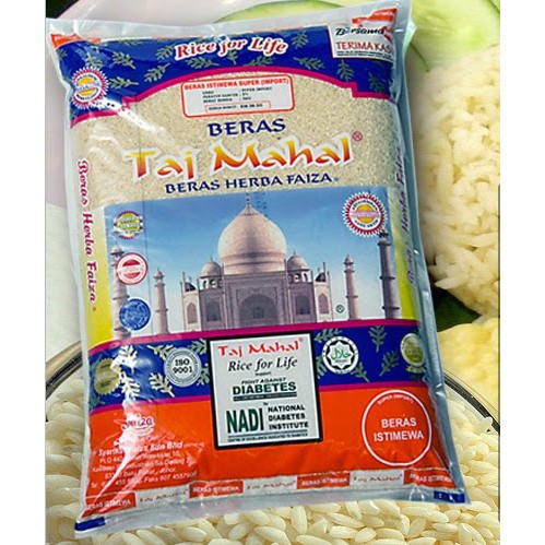Taj Mahal Ponni Rice/ Beras- 5 Kg | Shopee Malaysia