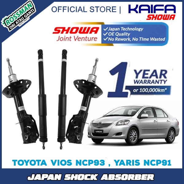 Original Toyota Vios NCP93 / Yaris NCP91 Kaifa Shock Absorber Set Japan | Shopee Malaysia