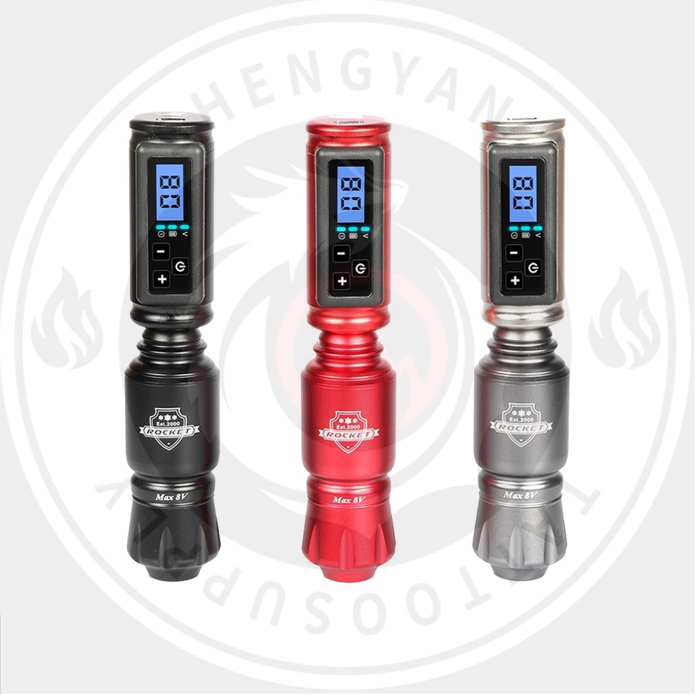 Powerful Mini With Battery Set Rocket Tattoo Rotary Machine Tattoo ...