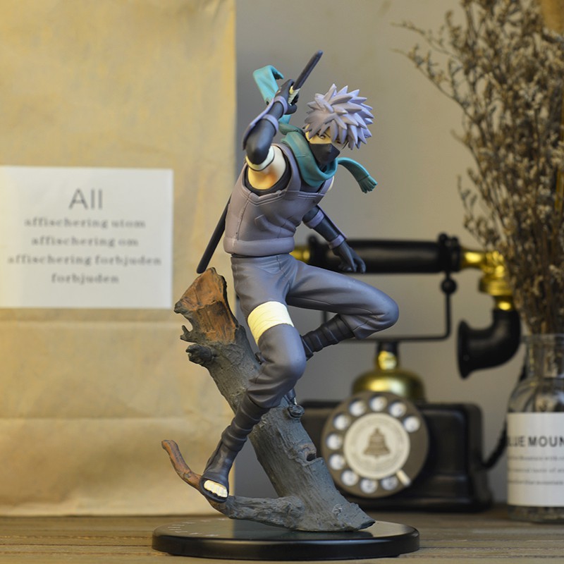 Naruto Shippuden Kit Garaj Bahagian Gelap Kakashi Kapten Bendera Kayu ...