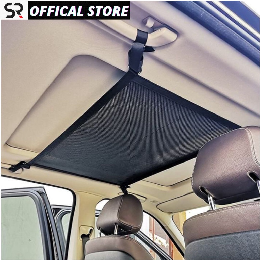 Car Ceiling Roof Interior Cargo Universal Storage Bag Sundries ...