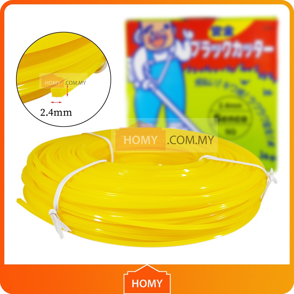 SENCO Grass Cutter Nylon Cutting Cord Trimmer Line Wire 2.4mm x 1 lbs ...