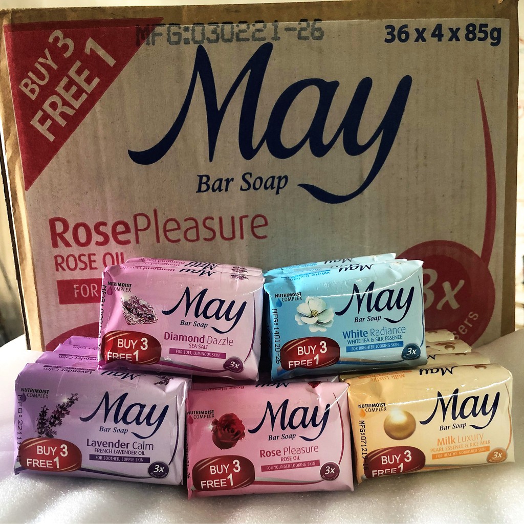 May Sabun | Bar Soap (85g x 4's) | Shopee Malaysia