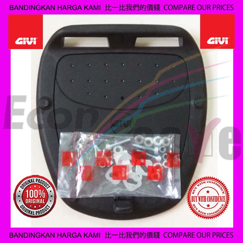 100% ORIGINAL GIVI BOX BASE PLATE SET MP60N TAPAK GIVI BOX ORIGINAL WITH COMPLETED BOLTS SET ...