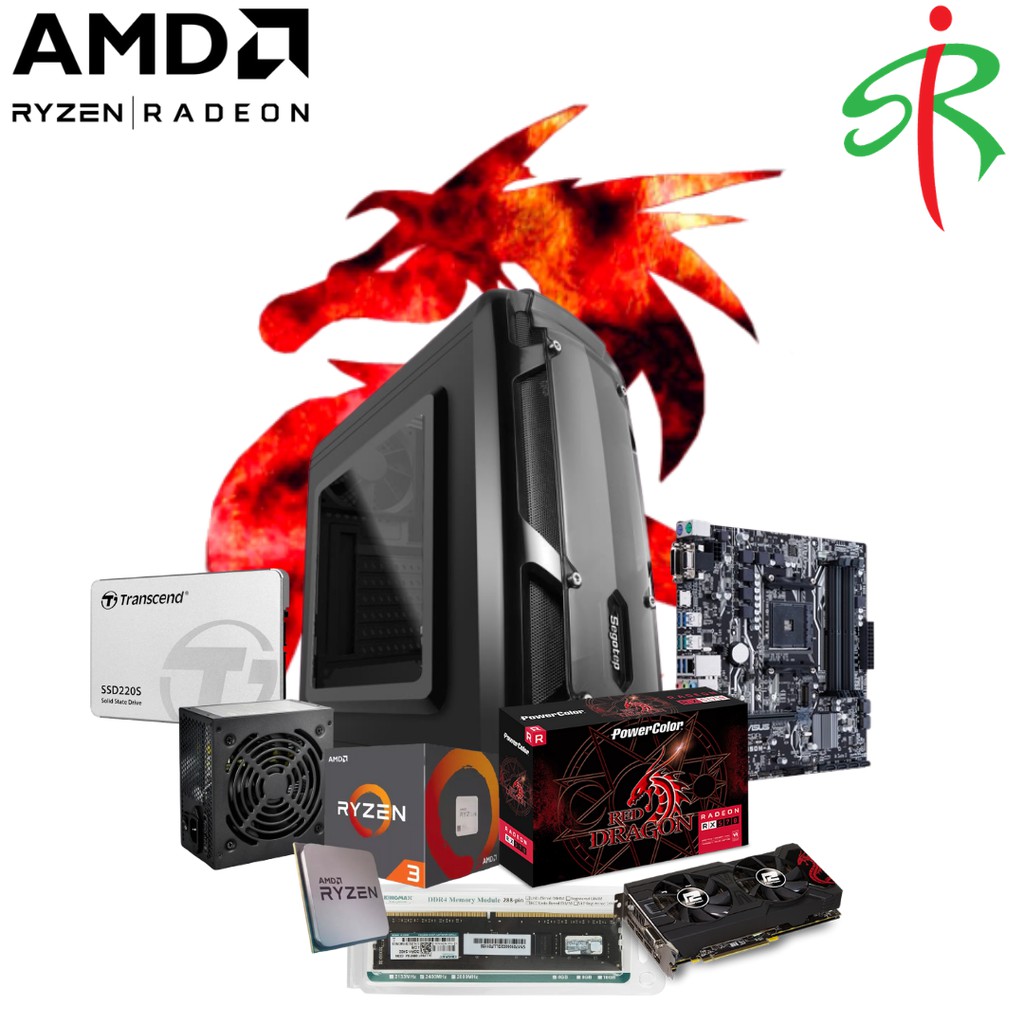 Red Dragon - Super Promo AMD Entry Gaming PC Build by Sri Computers ...