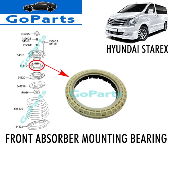 HYUNDAI STAREX FRONT ABSORBER MOUNTING BEARING | Shopee Malaysia