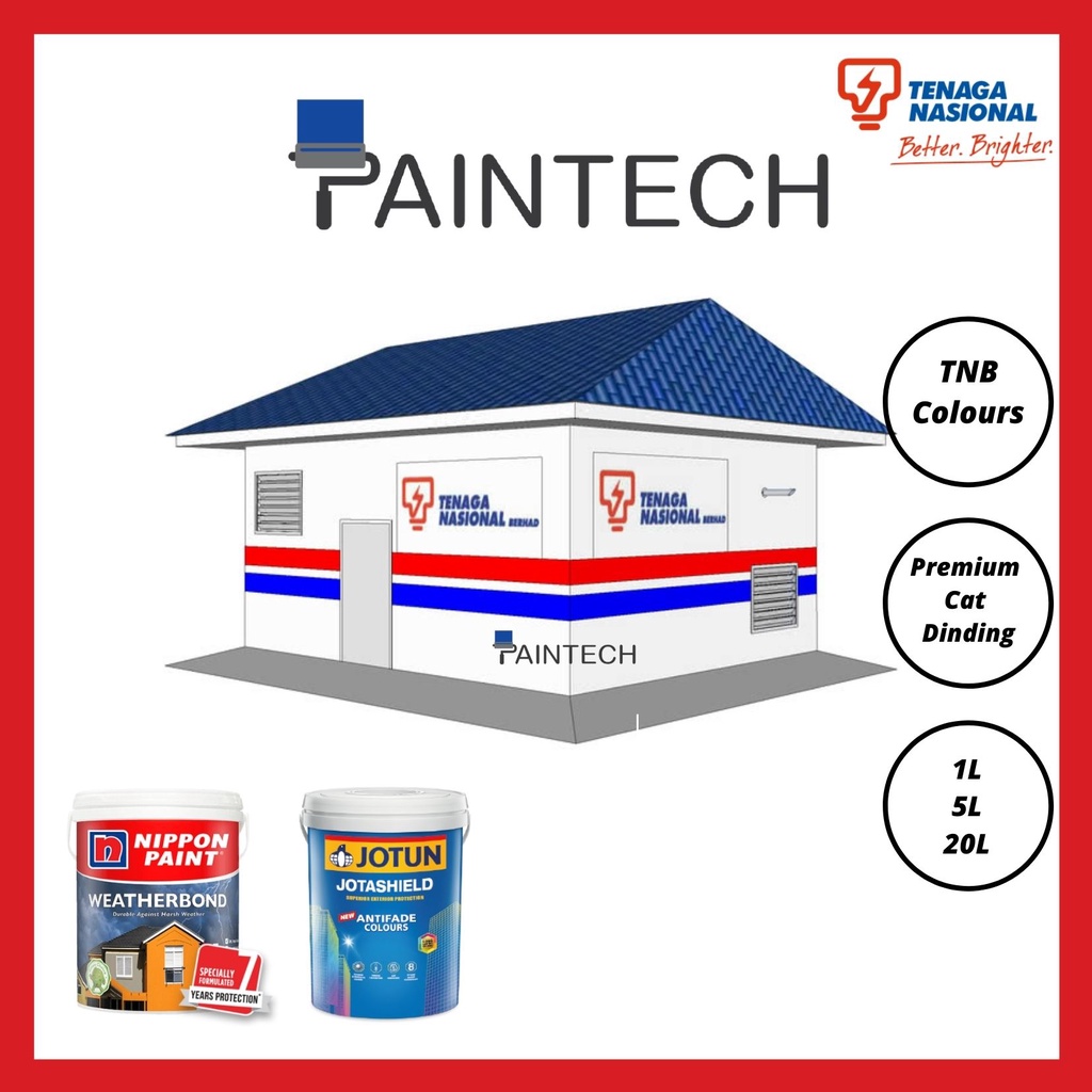 Nippon Weatherbond Paint/ Jotun Jotashield Antifade Colour TNB Sub ...