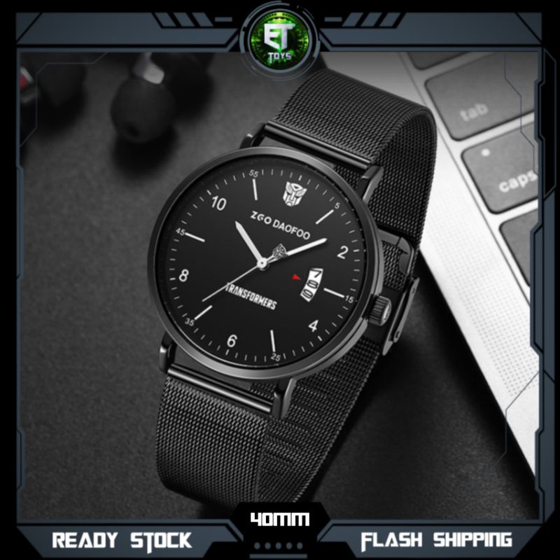 ZGO Transformers Quartz Analog Watch TF Calendar Fashion Men's Male ...