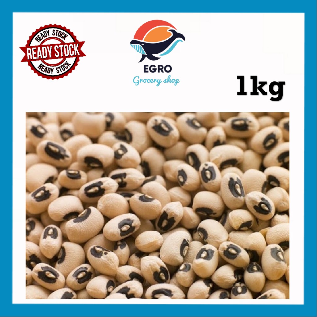 Kacang Sayur Rangoon/Kacang Putih Mata 白眉豆 1KG | Shopee Malaysia