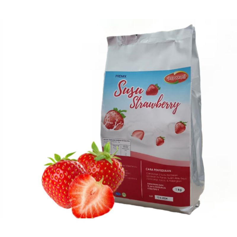 SUSU STRAWBERRY 1 Kilogram MarissMall - Kurus Dan Putih | Shopee Malaysia