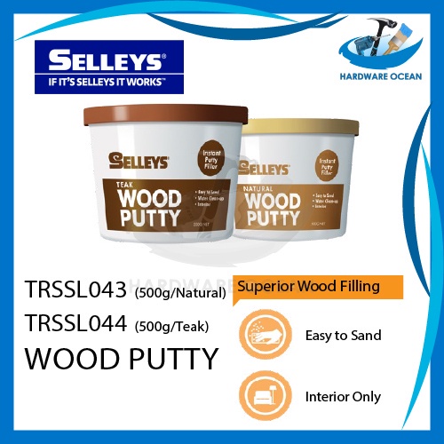 Selleys Wood Putty 500g Kayu Crack Gap Tambal Kayu | Shopee Malaysia