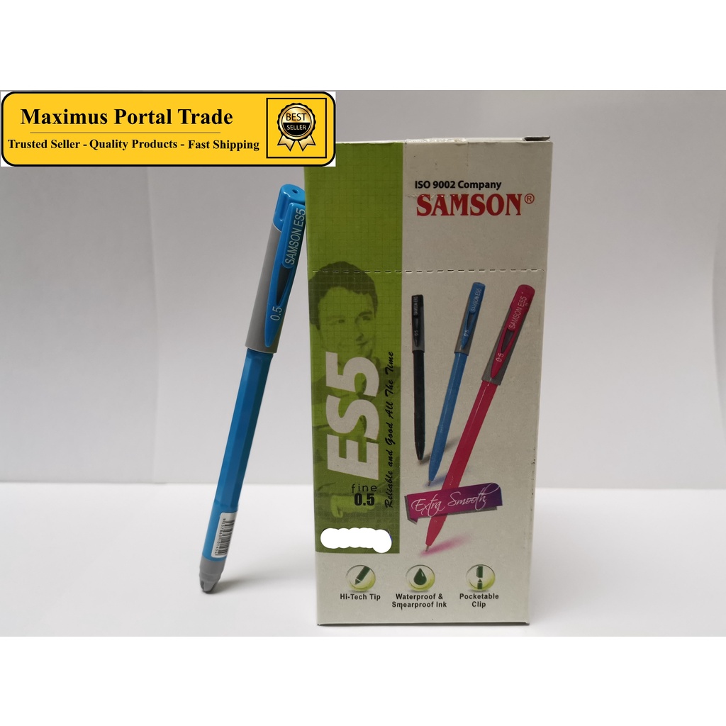 Samson ES5 Ball Pen (30 pcs in 1 box) | Shopee Malaysia