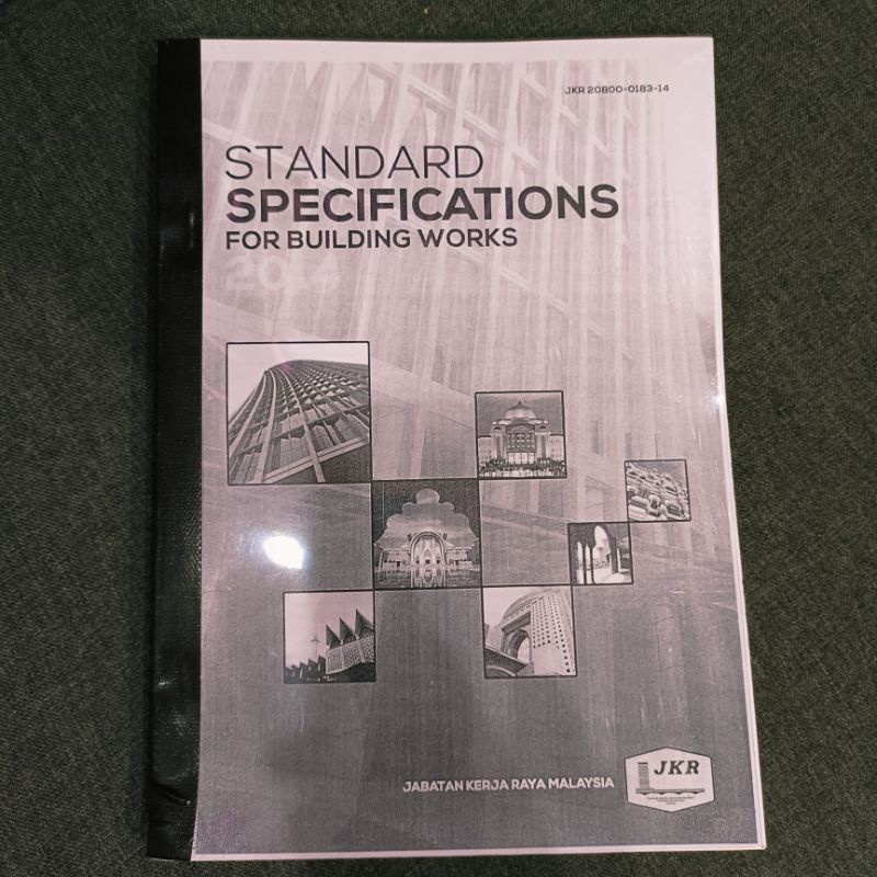 JKR STANDARD SPECIFICATION FOR BUILDING WORKS (Buku JKR) | Shopee Malaysia JKR STANDARD SPECIFICATION FOR BUILDING WORKS (Buku JKR) | Shopee Malaysia