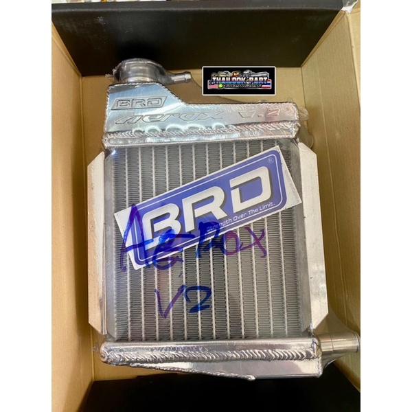 🇹🇭💥 RADIATOR ALLOY ORIGINAL BRD AQS NVX NMAX V2 & V1 DOUBLE layer hose ...