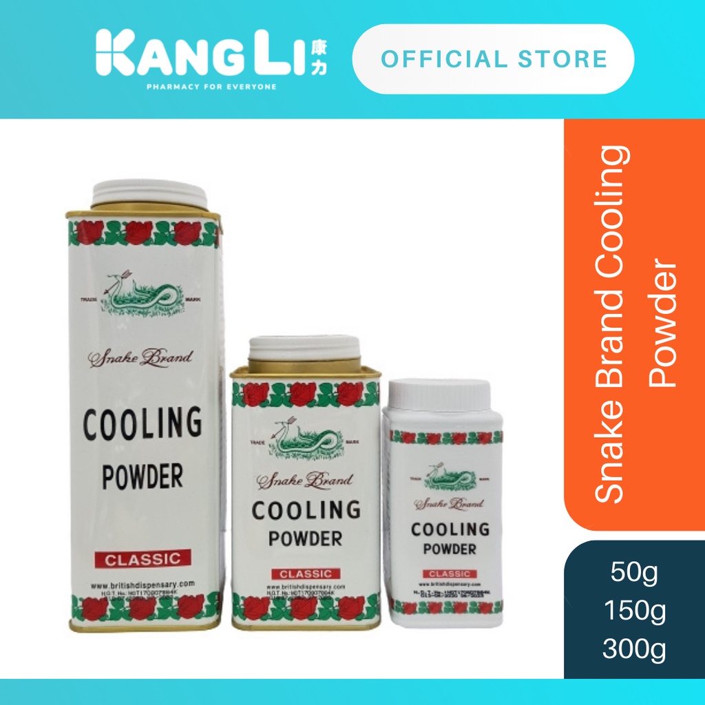 Snake Brand Cooling Powder 50g/150g/300g | Shopee Malaysia