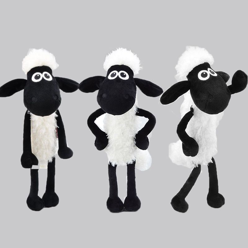 Cartoon Shaun The Sheep Plushie Dolls Cuddly Soft Stuffed Toys Children ...