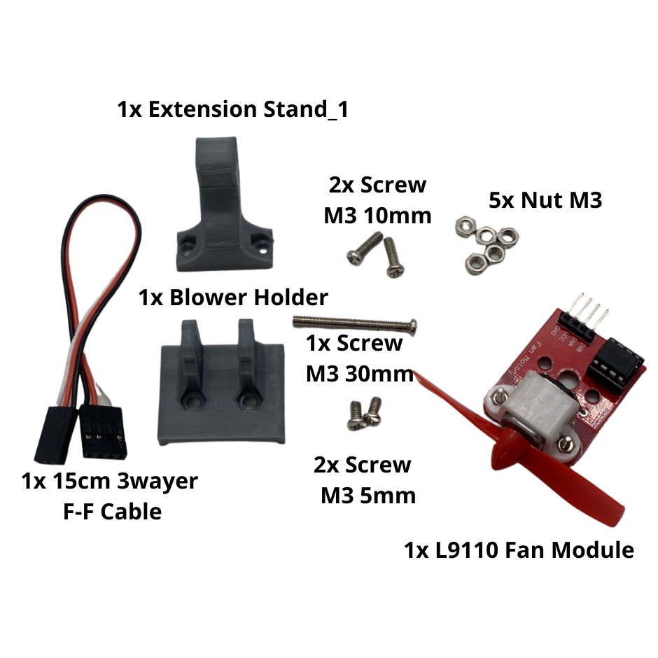 Blower Extension Module for Mechabot Rush Line of Fire, Fire Fighting ...