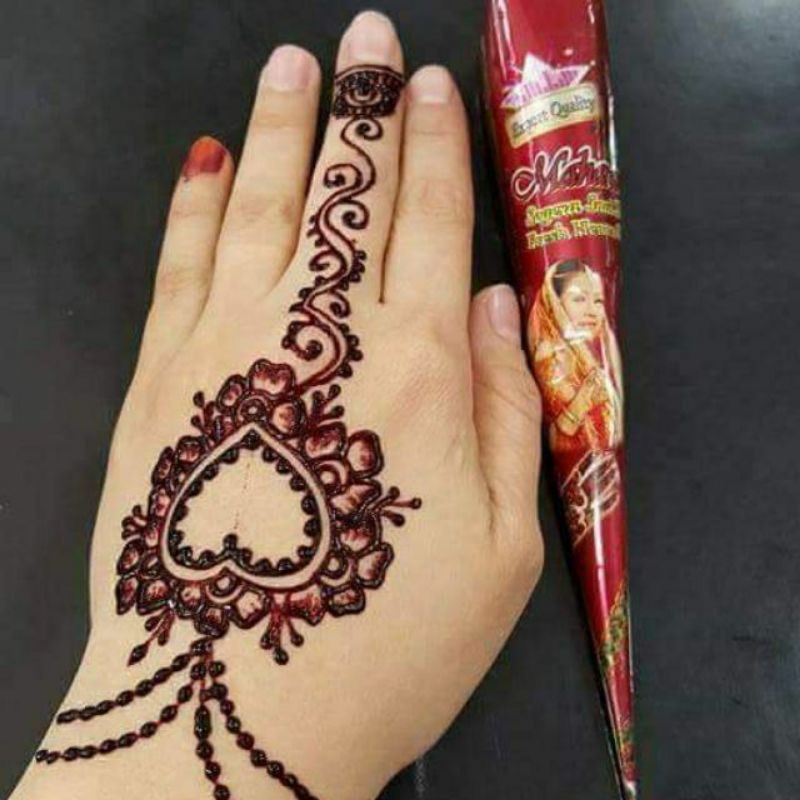 Maharani Fresh halal Henna Cone Inai Maharani Kon/Lukis Size Besar ( 1 ...