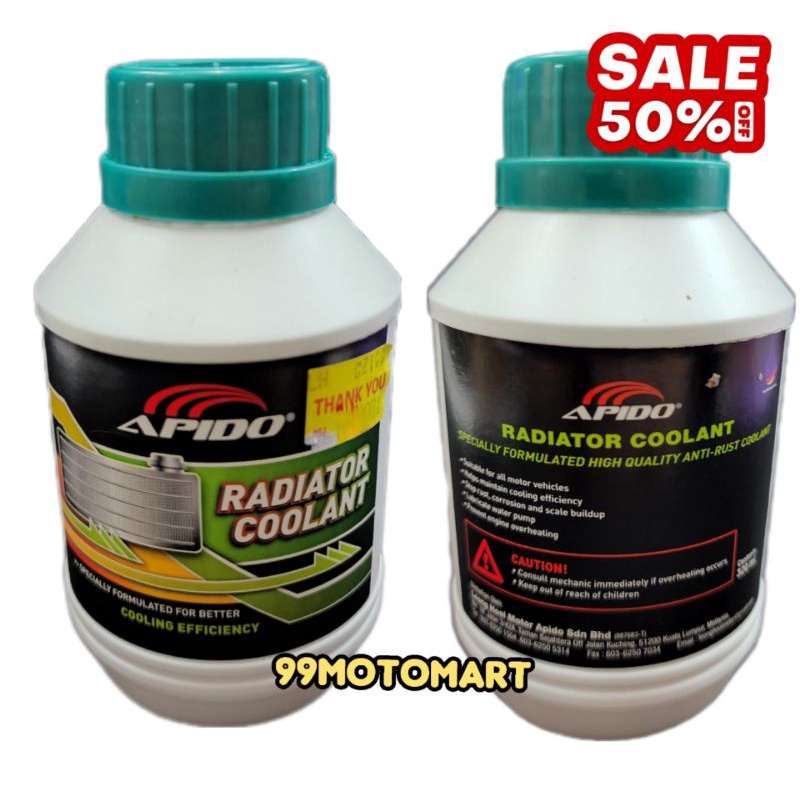 Apido Coolant Radiator 320ml Anti Rust Coolant Motorcycle Lubricant ...