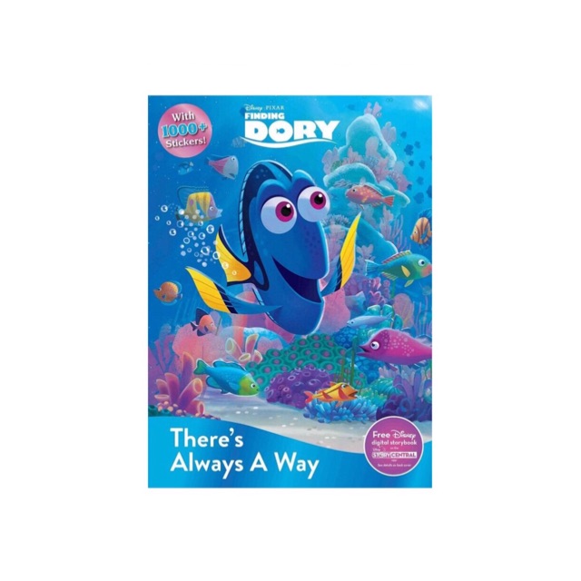 Original Disney Pixar Finding Dory with 1000+ Stickers | Shopee Malaysia