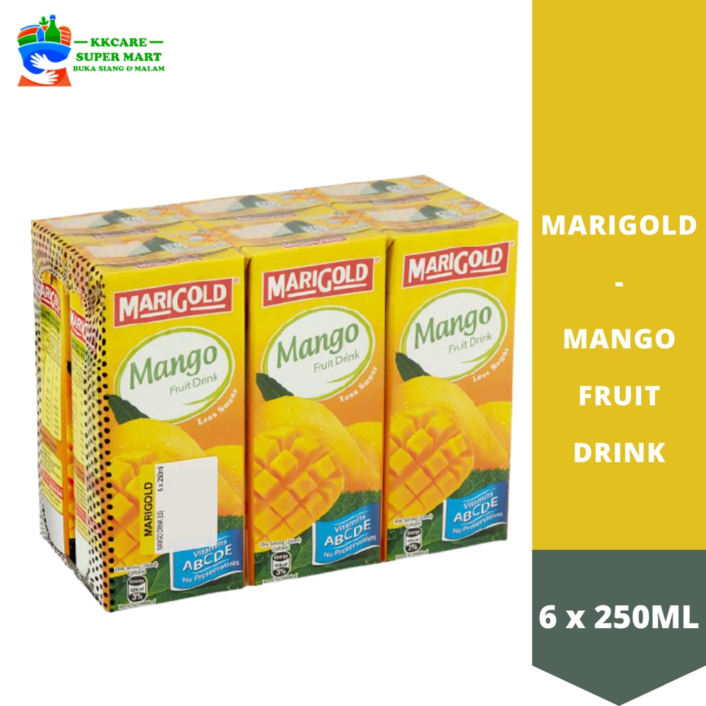 Marigold - Mango Fruit Drink - 6 x 250ML | Shopee Malaysia