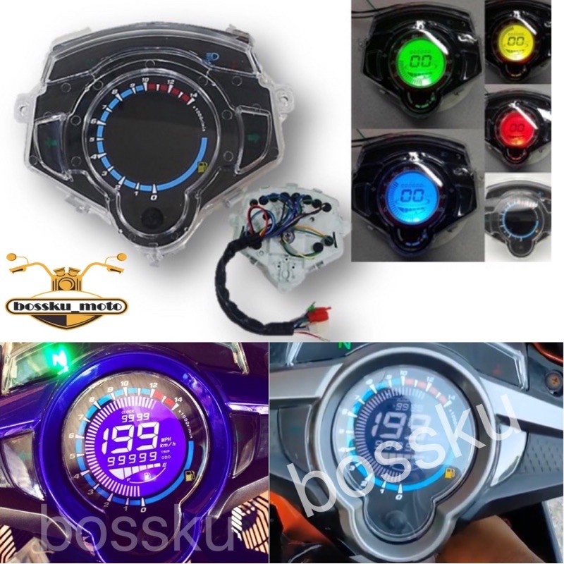 LC135 V1 V2-V7 SRL115 FI METER DIGITAL | Shopee Malaysia