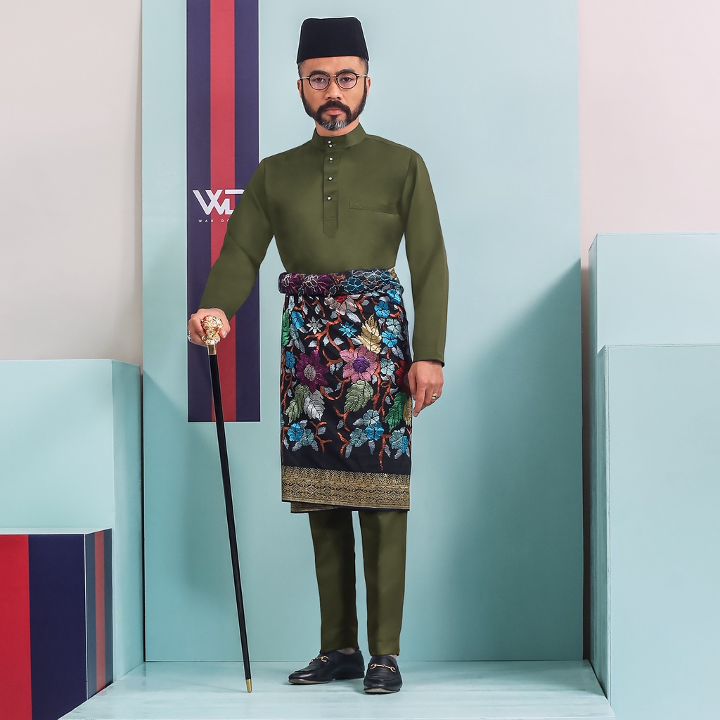 Baju Melayu Abang Ramlee - Slim Fit | Shopee Malaysia