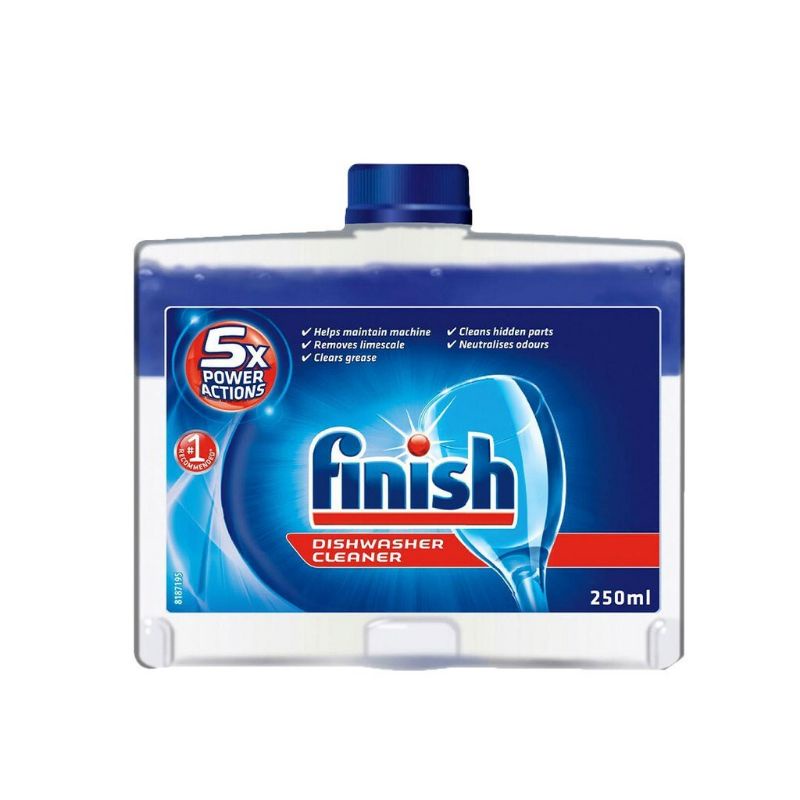 Finish Machine Cleaner (250ml) washing dishwasher machine clog remover ...