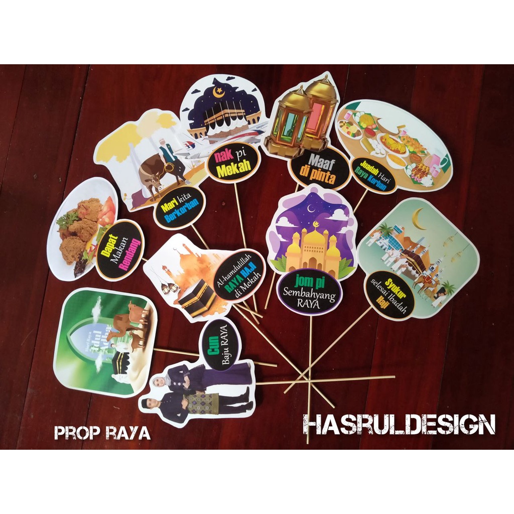 PROP RAYA AIDILADHA 10PCS | Shopee Malaysia