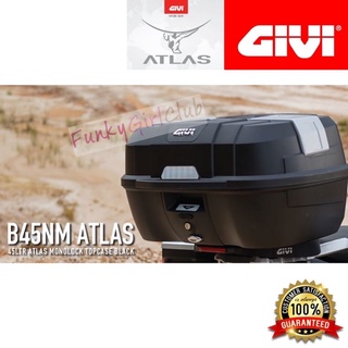 GIVI CENTER } GIVI Box B45NM / B45NM-ADV Atlas Series 45Liter Monolock Top Case For All Rack ...