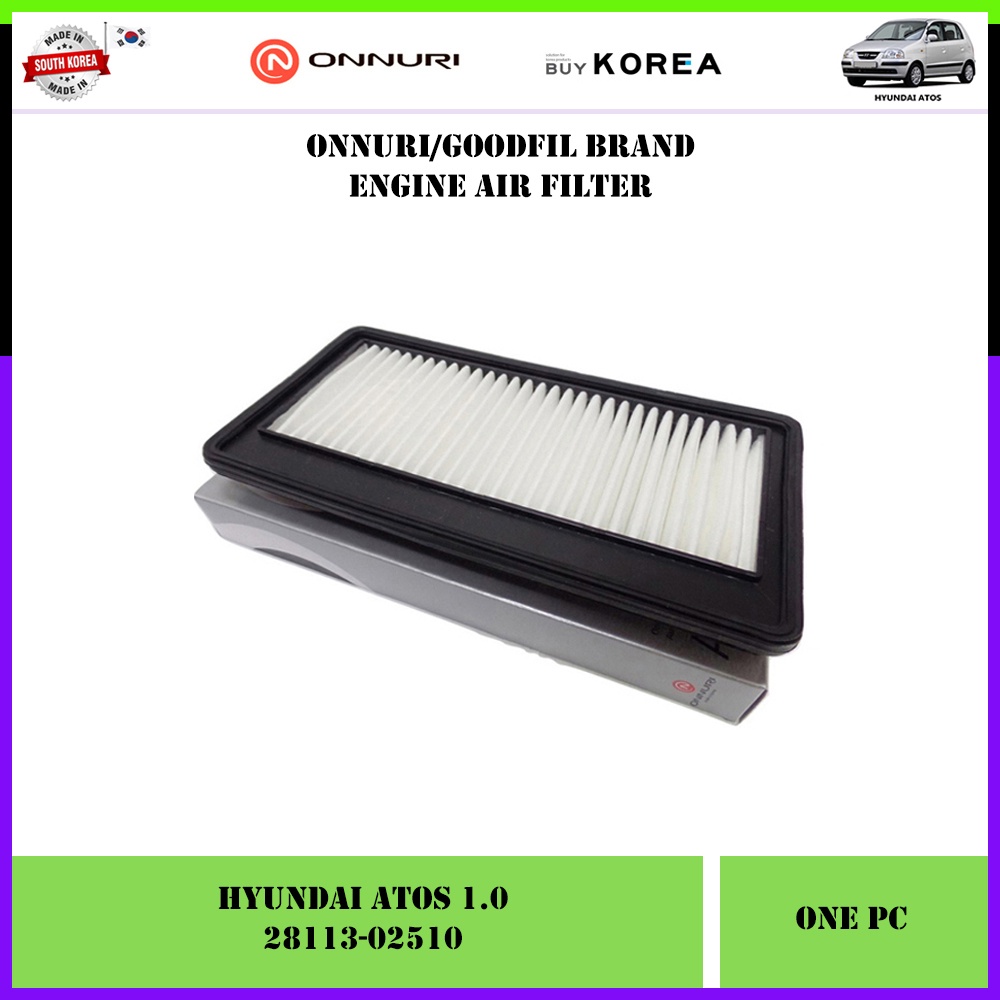 Hyundai Atos 1.0 Korea Aftermarket Air Filter (28113-02510) | Shopee ...